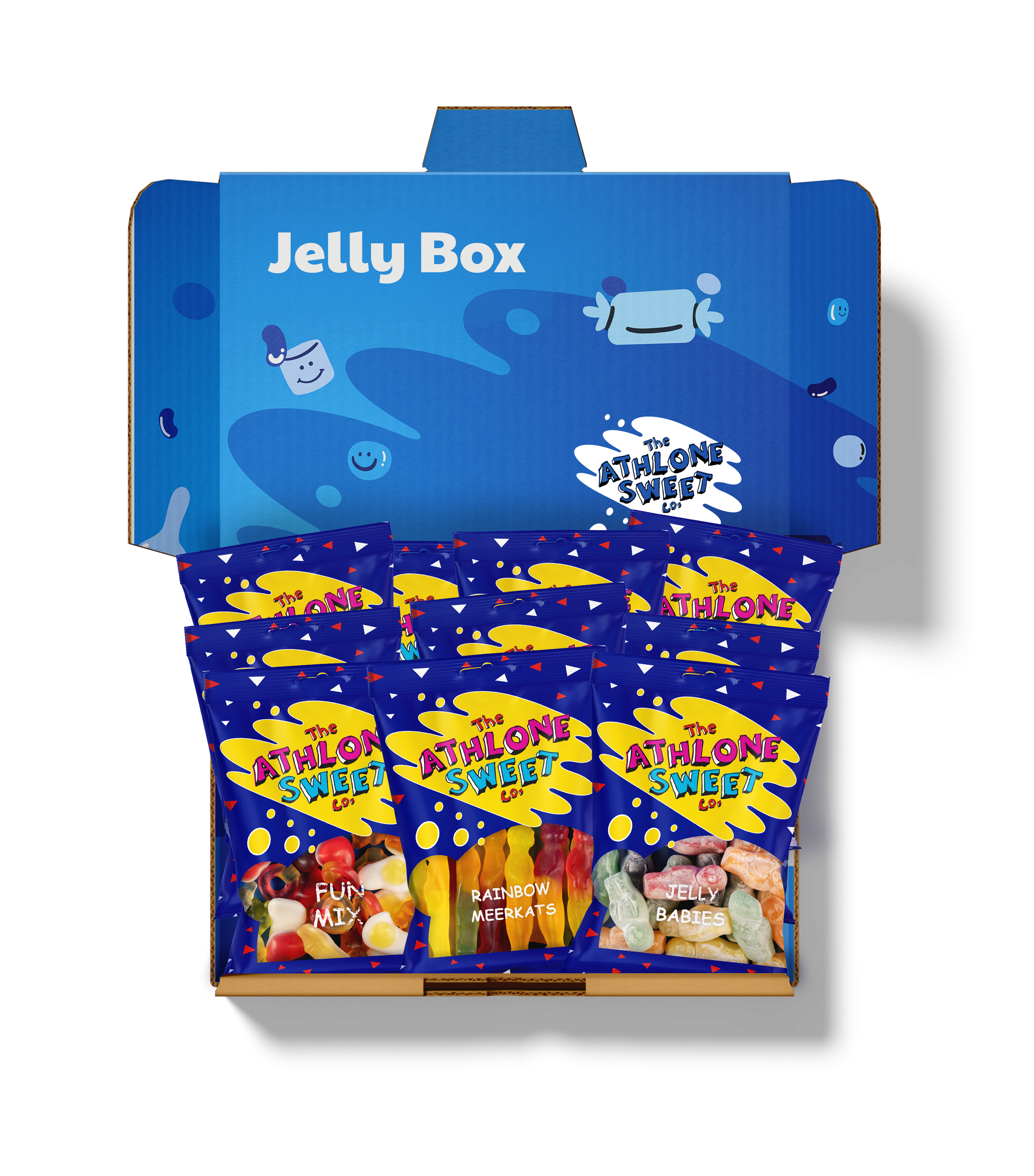 Gummy Jelly Box | Fruity & Chewy Variety - Athlone Sweets